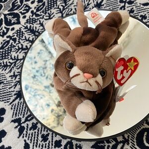 Ty | Toys | Pounce The Cat Ty Beanie Babies Pounce Cat First Beanie ...